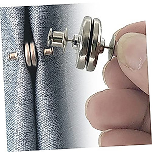 Garneck 15 Pairs Curtain Magnetic Snap Button Curtain Strap Buckle Curtain Magnets Buckle Curtain Magnetic Holdback Magnetic Ties Magnetic Curtains Tiebacks Chic Alloy Decorative Frame