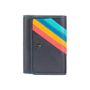 Visconti CHL70 Women's Secure RFID Blocking Leather Trifold Clutch Wallet Purse