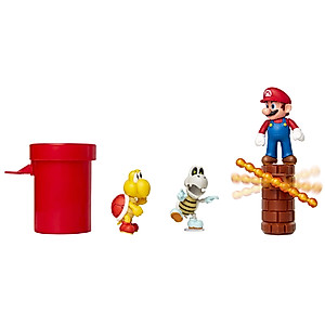 Super Mario Nintendo Dungeon 2.5” Figure Multipack Diorama Set with Accessories