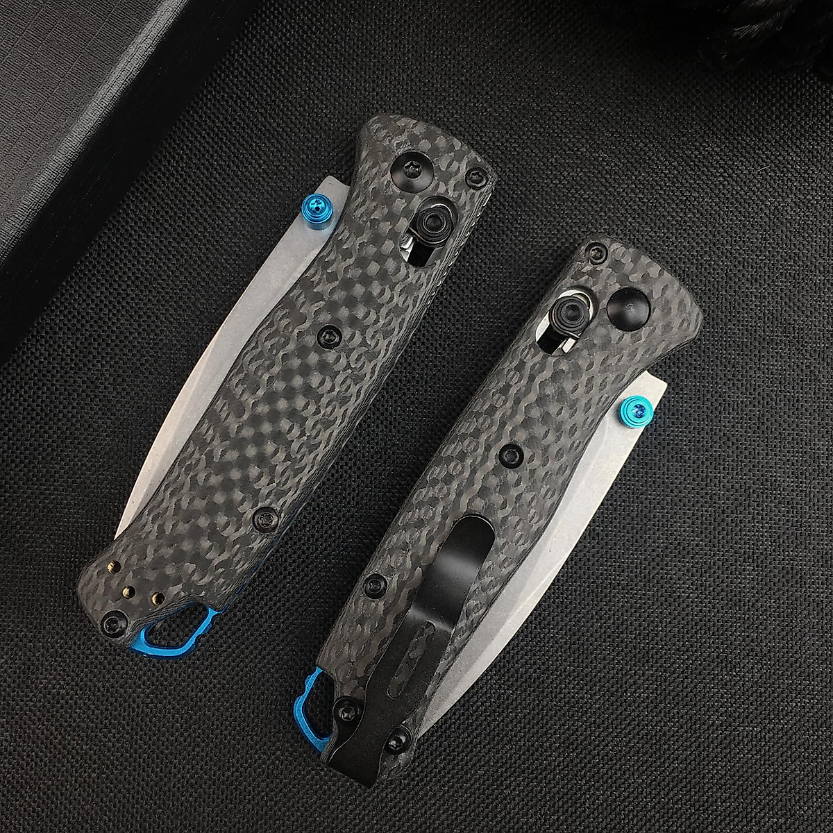 Thumb Open Mini EDC Folding Pocket Knife,Axis Lock Knife,2.7'' S30V Blade,Carbon Fiber Handle,Bugout 533 Knife with Belt Clip,Gift for Man and Dad