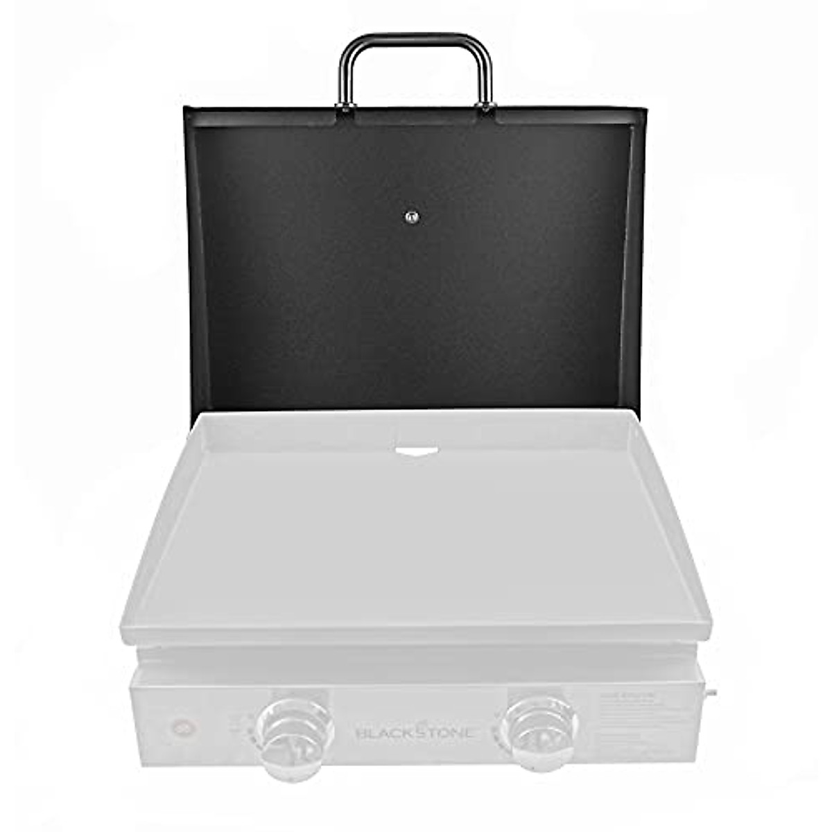 Hard Cover Hood with Temperature Gauge for Blackstone 22 inch Table Top Griddle, 5011 Griddle Hood for Blackstone 22" Grill, Black