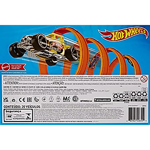 Hot Wheels Set of 20 Toy Cars & Trucks in 1:64 Scale, Collectible Vehicles (Styles May Vary)
