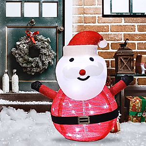 NC Outdoor Garden Decoration Christmas Snowman LED Lights Home Christmas Decorations Garden Landscape Lawn Lights