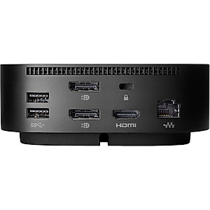 HP Home Office Bundle with 2 x E223 22" Monitors (HDMI, DisplayPort) USB-C Dock - Dual Monitor Stand - Wireless Keyboard and Mouse, Gel Wrist Pad - Surge Protector - 32GB USB Drive and More