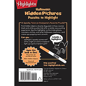 Halloween Hidden Pictures Puzzles to Highlight: Halloween Coloring & Activity Book with Over 300 Hidden Objects to Find (Highlights™ Hidden Pictures® Puzzles to Highlight Activity Books)
