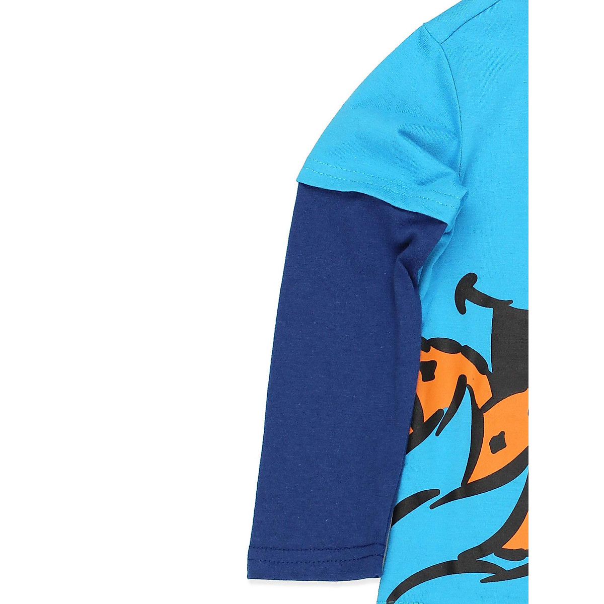 Sesame Street Elmo and Cookie Monster Boys Shirt for Infant and Toddlers Light Blue