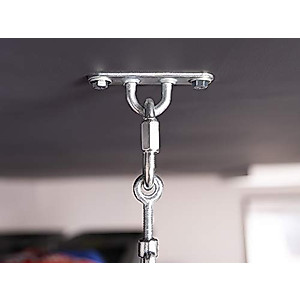 NewAge Products Pro Series Black 2 ft. x 8 ft. Wall Mounted Steel Shelf, Garage Overheads, 40406