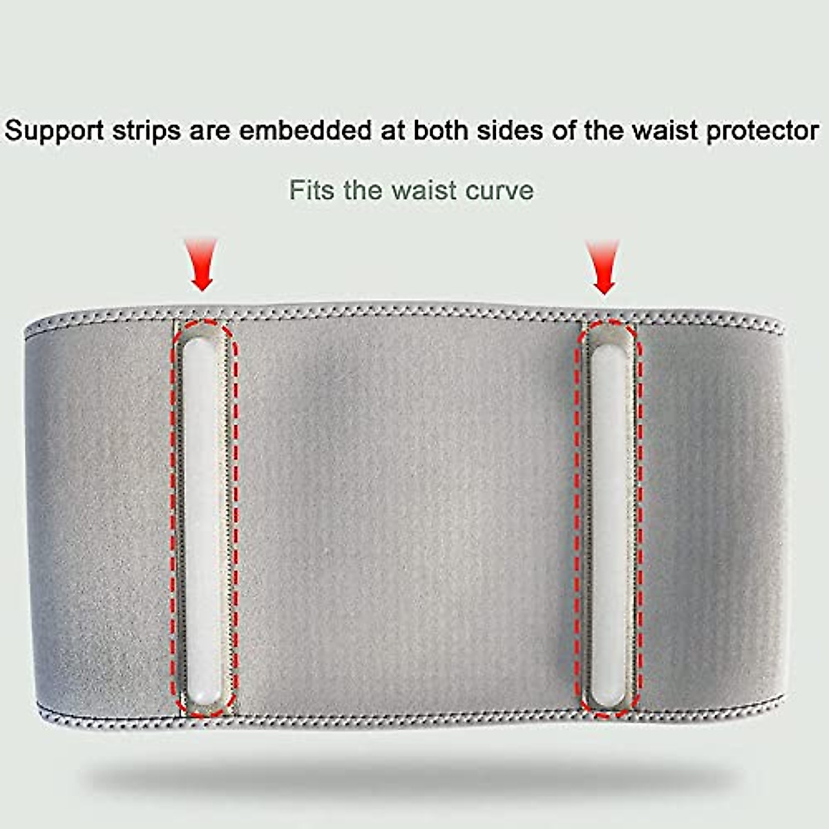 Self-Heating Wormwood Waist Belt, Magnetic Nursing Lumbar Support Waist Heating, 45° Lasting Self Heating Breathable Support Belt, Portable Menstrual Heating Pad, for Abdominal Pain Relief. (S)