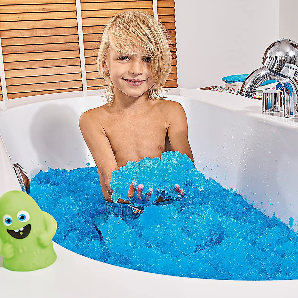 Zimpli Kids Gelli Baff Blue from, 1 Bath Pack, Turn Water Into Colourful Goo, Children's Sensory and Bath Toy, Certified Biodegradable Gift