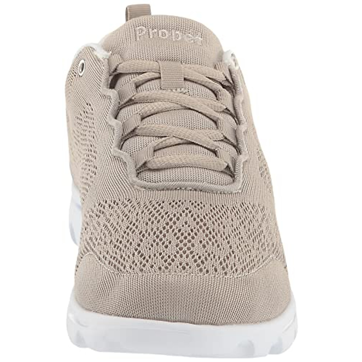 Propét Women's TravelActiv Sneakers, Taupe, 9.5 X-Wide US