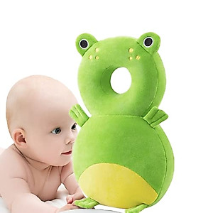 TONGMAN Baby Head Protector,Toddlers Head Safety Pad Cushion, Adjustable Infant Safety Pads ，Toddler Head Super Gift (Frog)