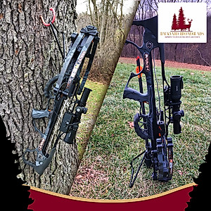 4N1 Lite Ravin Crossbow Accessory Hanger - Picatinny Bipod Accessory, Kickstand Rest, Shooting Rest, Cocking & De-Cocking Aid, Compatible with Ravin r9, r10, r15, r20, r29, r29x (9.8 oz), Black