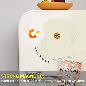 MORCART 28 Pcs Fridge Magnets, Funny Fridge Magnets - Office and Kitchen Fridge Magnets, Boys and Girls School Locker Magnets, Gifts for Classmates, Teachers, Moms and Emoji Lovers