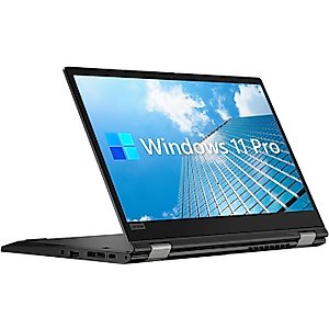 Lenovo ThinkPad L13 Yoga Business 2-in-1 Laptop, 13.3" FHD Touchscreen Display, 11th Gen Intel Core i7, 16GB RAM, 2TB PCIe M.2 SSD, 3-Yr Warranty, Wecam, FP Reader, Wi-Fi 6, Windows 11 Pro, Black