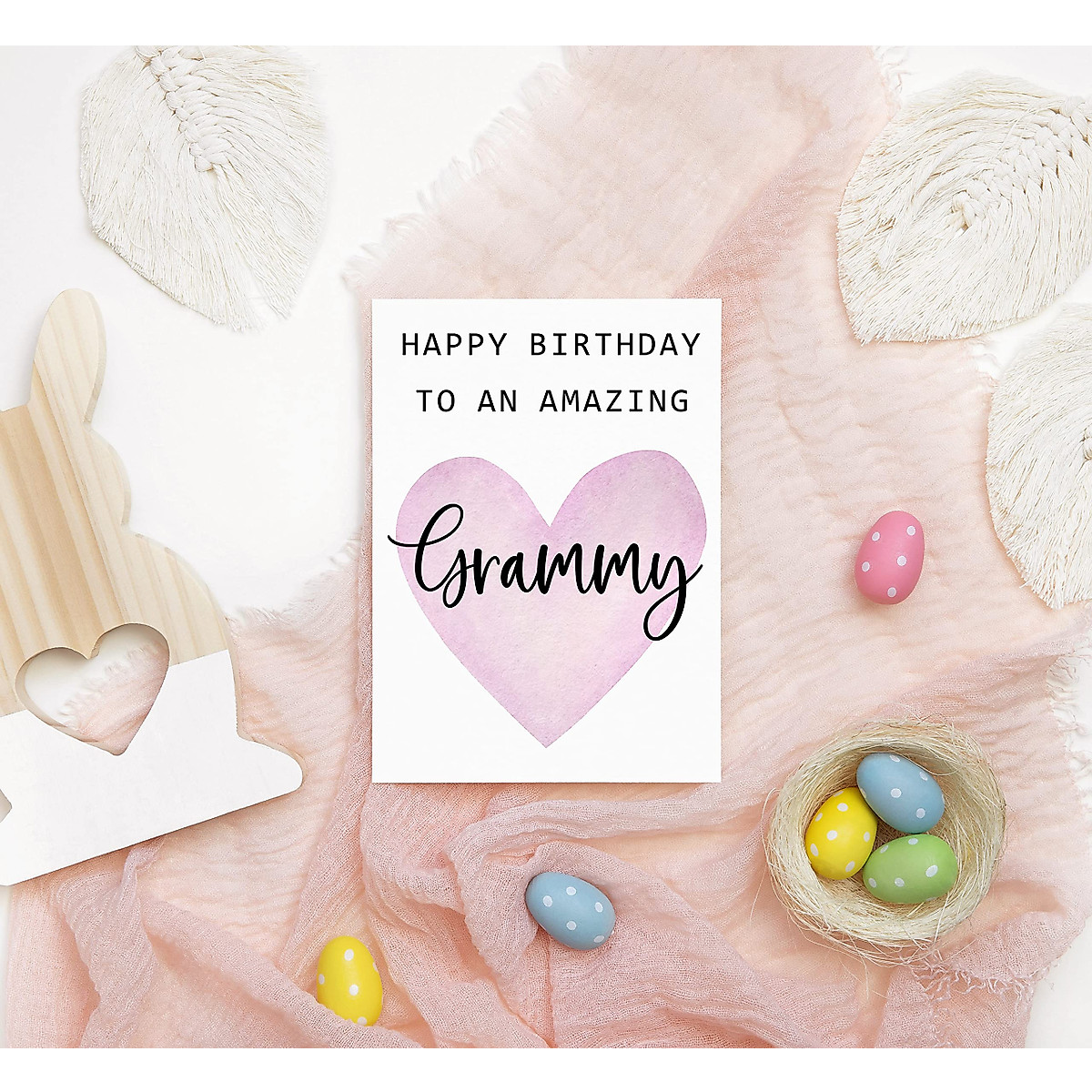 TunlaStore Happy Birthday To An Amazing Grammy Card - Cute Birthday Card For Grammy - Greeting Card - Amazing Grammy Card - Grammy Birthday Gift - Best Grammy Birthday Card - Gift Idea Happy Birthday