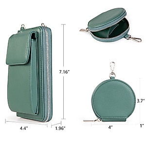 Montana West Small Purses for Women Crossbody Cell Phone Wallet Bag with Credit Card Slots MWC-180GN