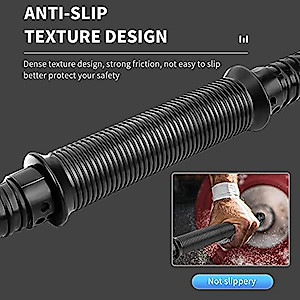 POCREATION Dumbbell Bars Set,2Pcs Adjustable Nonslip Weight Lifting Handles Dumbbell Handles Weightlifting Accessories for Daily Fitness and Strength Training Sport Workout Gym