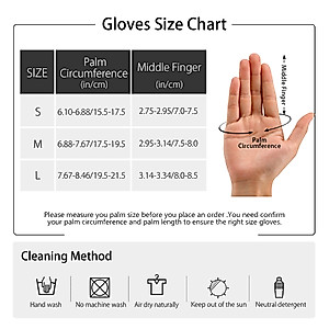 MCTi Women's Goose Down Mittens Waterproof Touch Screen Packable Ultra Light Snow Mitts