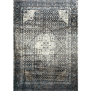 nuLOOM Vintage Kellum Area Rug, 7' 10" Square, Slate