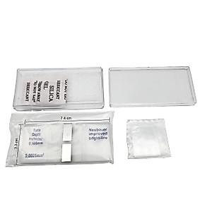 CONSINA Blood Counting Chamber Cell Counting Chamber Hemocytometer Neubauer Improved with Bright Line with 2 pcs Coverslips