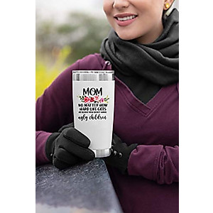 NewEleven Gifts For Mom From Daughter, Son - Mom Gifts - Birthday Gifts For Mom - Best Bday Presents For Mom, Wife, Women - Funny Birthday Presents From Daughter, Son, Husband - 20 Oz Wine Tumbler