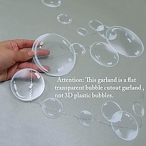 Decor365 Under The Sea Party Decorations Pool OceanTheme Tinsel Foil Fringe Curtain Backdrop Hanging Bubble Garlands Little Mermaid Birthday Baby Shower Kids Beach Party Supplies