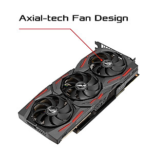 ASUS ROG Strix NVIDIA GeForce RTX 2060 EVO OC Edition Axial-tech Fan Design, MaxContact Technology, Auto-Extreme 6GB GDDR6 HDMI DisplayPort 1.4 Gaming Graphics Card (ROG-STRIX-RTX2060-O6G-EVO-GAMING)