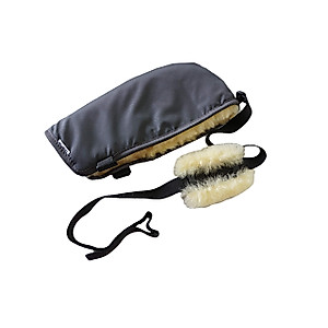 MILABERT Genuine Sheepskin Elbow Protector | Wool Elbow Protector | Elbow Injury Support | Natural Healing | Elbow Support | One Size Unisex