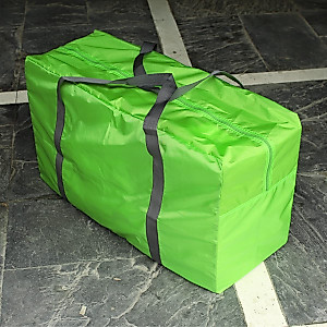 LOBOTOU 30" Extra Large Travel Luggage Duffel Bag Kayak Storage Carry Bag Waterproof Lightweight Nylon Moving Bag(Green)