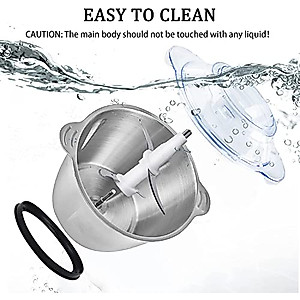 Food Chopper Electric LINKChef, 2L Meat Grinder Electric Food Processor Chopper 250W with Stainless Steel Bowl and 4-Bi Blades for Meat, Fruits, Vegetables, Baby Food, Nuts, Salad