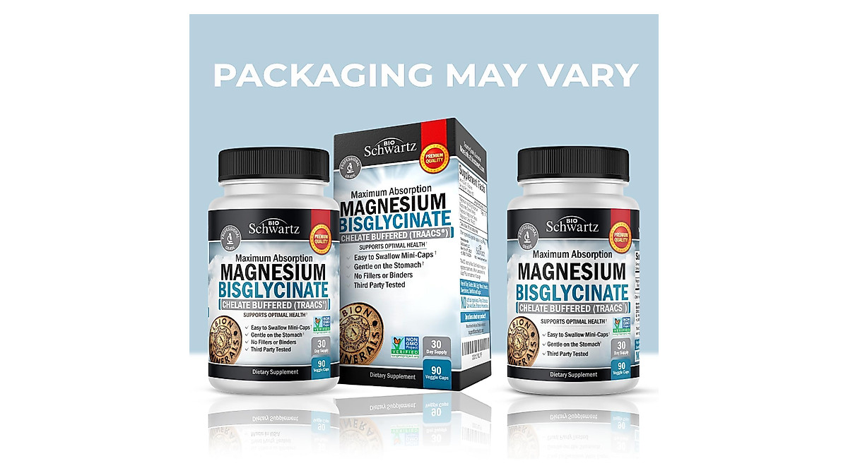 Magnesium Bisglycinate 100% Chelate No-Laxative Effect - Maximum ...