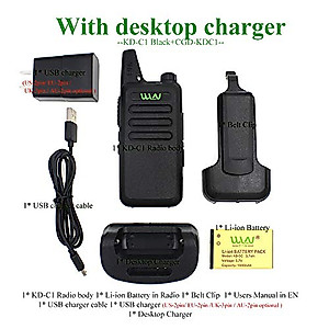 UHF 400-470 MHz MINI-handheld WLN KD-C1 Walkie Talkie Transceiver Radio …