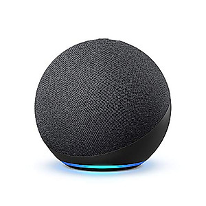 All-new Echo (4th generation) International Version | With premium sound, smart home hub and Alexa | Charcoal