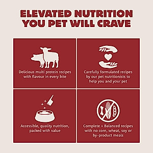 Petcurean Summit Farmstead Feast, Dry Dog Food, Pork Meal and Lamb Meal Large Breed Adult Recipe with Grains, 25 lb Bag