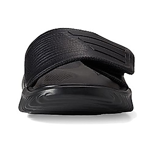 adidas Unisex Alphabounce 2.0 Slides Sandal, Black/Black/Black, 12 US Women