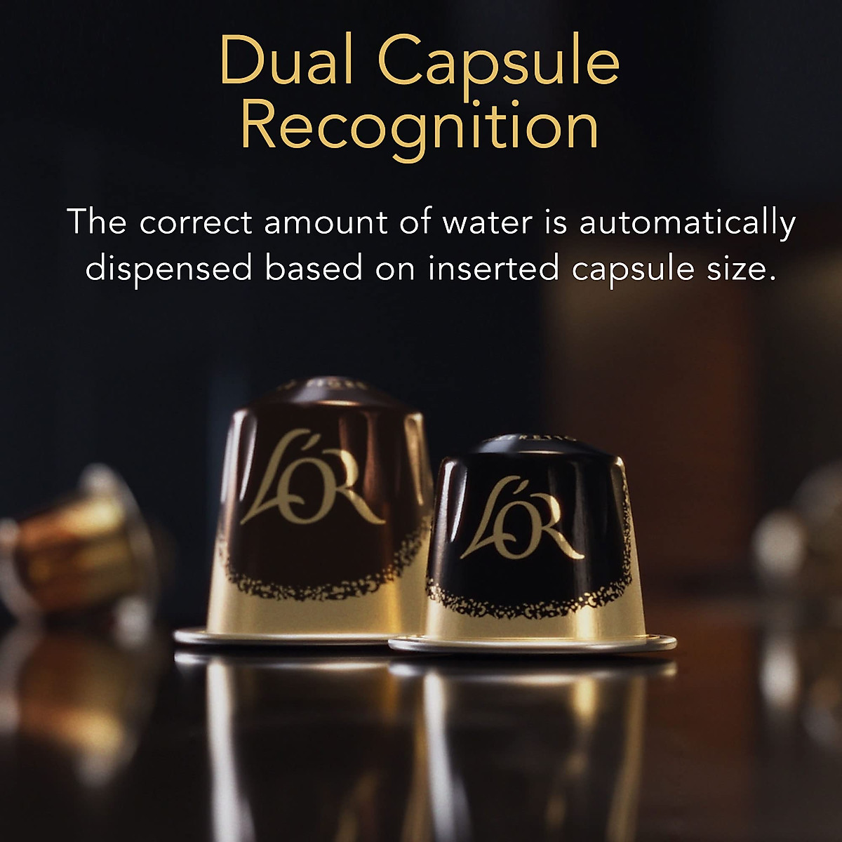 L'OR Barista System Coffee and Espresso Machine with 30ct Flavored Espresso Pod Variety Pack