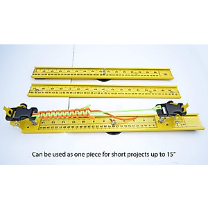 Acid Tactical® 47" Adjustable Paracord Jig - Lightweight Aluminum - for Bracelets, Keychains, Belts, Slings, Straps & More - Accommodates Any Clasp or Hook