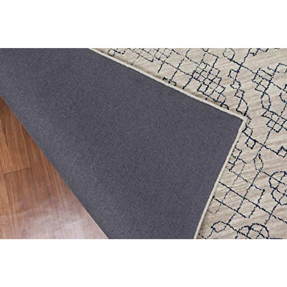 New Azulejo Natural Beige Moroccan Contemporary Handmade Tufted 100% Woollen Area Rugs & Carpet (8x10 ft - 250x300 cm)