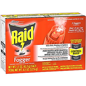 Raid Concentrated Deep Reach Fogger, 1.5 OZ (2)