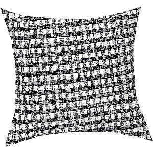 Creative Living Outdoor Bench/Settee/Swing Cushion with Two Patio Decorative Pillows, 42'', Grey