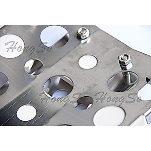 Hongso SPD751 (4 Pack) Stainless Steel Heat Plate, Heat Shield, Heat Tent, Burner Cover, Vaporizor Bar, and Flavorizer Bar Replacement for Select Turbo Gas Grill Models (16 1/2