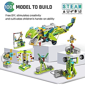 makerzoid Robot Master, 100 in 1 STEM Coding Robot for Kids 6+, 23 Video Courses in APP, Remote & APP Control Robot Toys, Robotics Kit, Programmable Educational Toy, Birthday Gift (Standard)