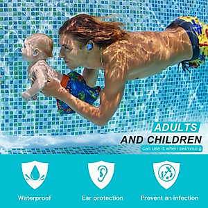 Silicone Ear Plugs for Sleeping Swimming,Reusable Moldable Noise Cancelling Earplugs for Shooting Range, Swimmers, Snoring, Airplanes, Travel, Work, Studying, (16-Pillows)