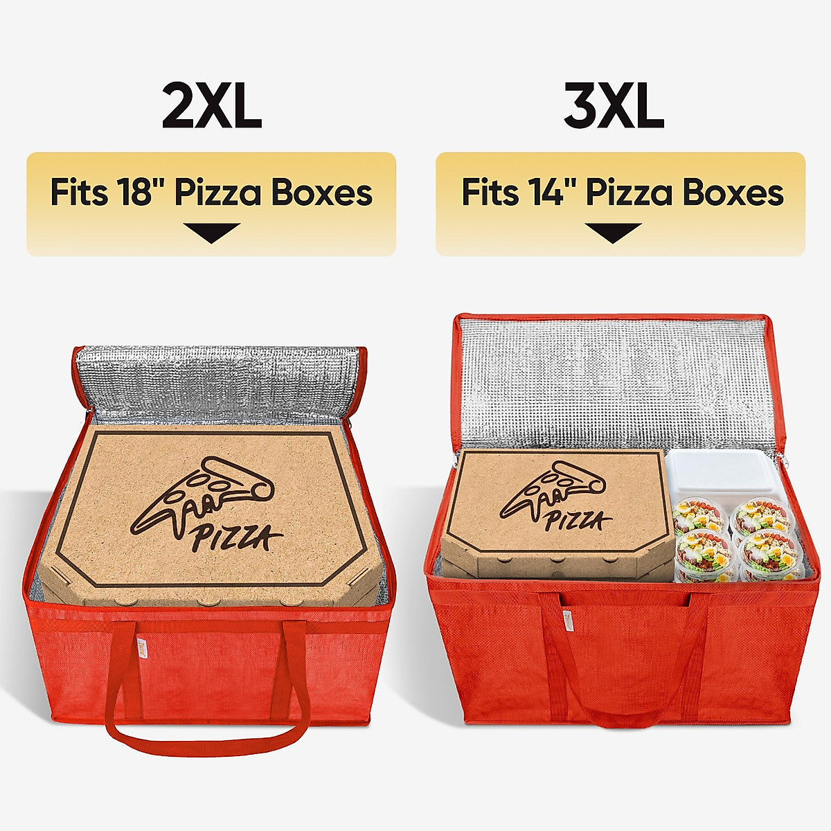 BALEINE Insulated Reusable Grocery Bags, Collapsible Cooler Bag for Groceries, Heavy Duty Large Insulated Bag (XXX-Large, Urban Gray)