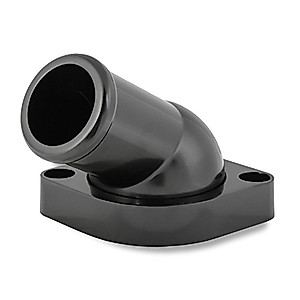 Mr Gasket 2670BK Water Neck Swivel 30 Degree Angle Black Finish Incl. Mounting Bolts/Gaskets Water Neck