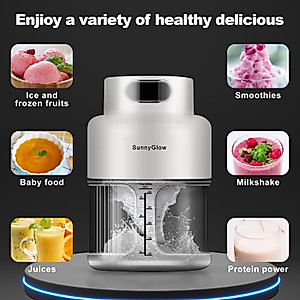 Personal size Blender, 500mL Personal Size Blender With Lid for Shakes and Smoothies with 10 Blades, 17oz Blender