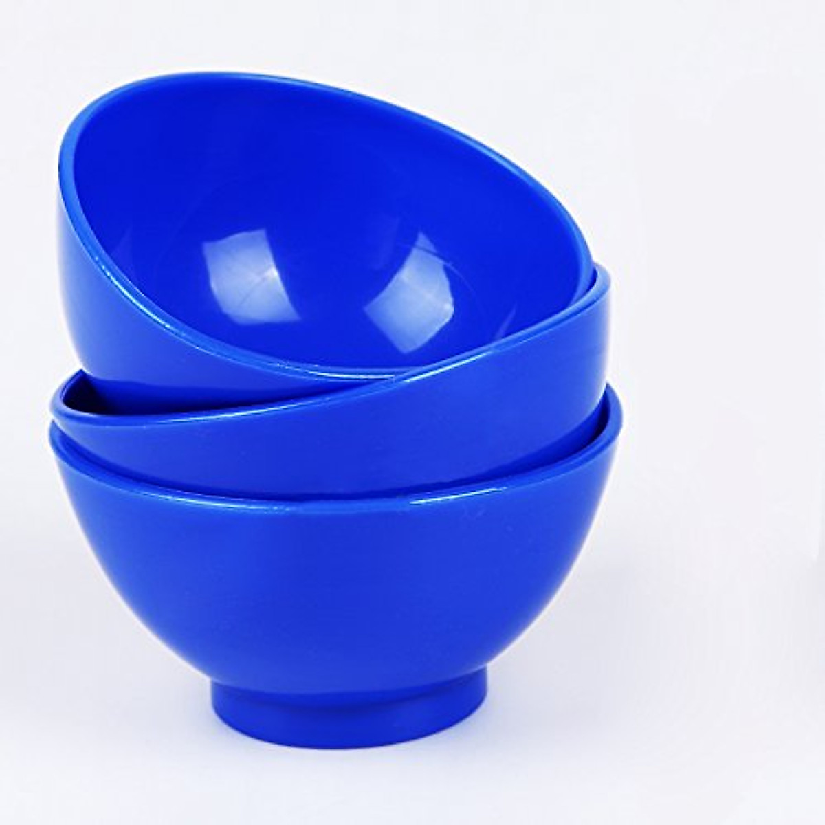 Dental Lab Rubber Mixing Bowls Flexible Impression 4 pcs
