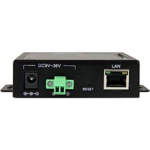 StarTech.com 2 Port Serial-to-IP Ethernet Device Server - RS232 - Metal and Mountable - Serial Device Server - RS232 Serial-Over-IP, TAA (NETRS2322P)