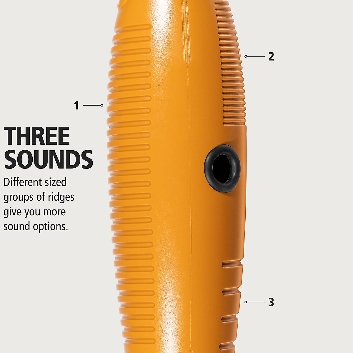 Meinl Percussion Turbo Guiro with Scraper, Three Sound Zones — NOT Made in China — for Latin American Music, 2-Year Warranty (GU9)