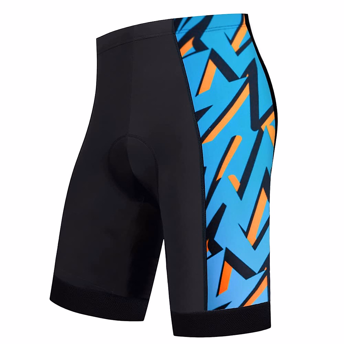 Mens Bike Shorts Cycling Pants, 3D Padded Bicycle MTB Clothing Breathable for Riding Biker,Lakeblue XL